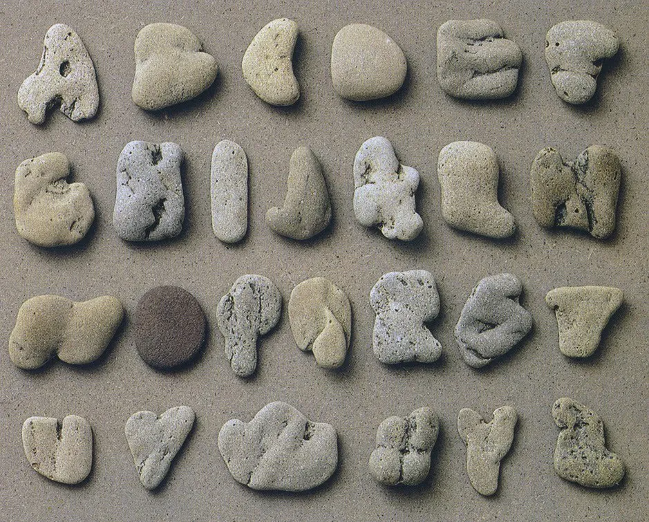 Beautiful Collected Stone Alphabet » Moss and Fog