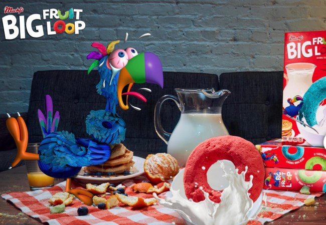 Art Collective MSCHF Created a Hilariously Giant Fruit Loop for Sale ...