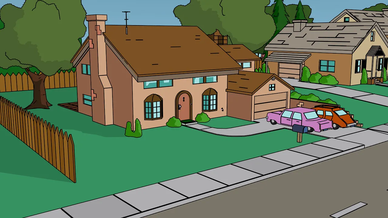 The Simpson’s House Reimagined in British Home Styles - Moss and Fog