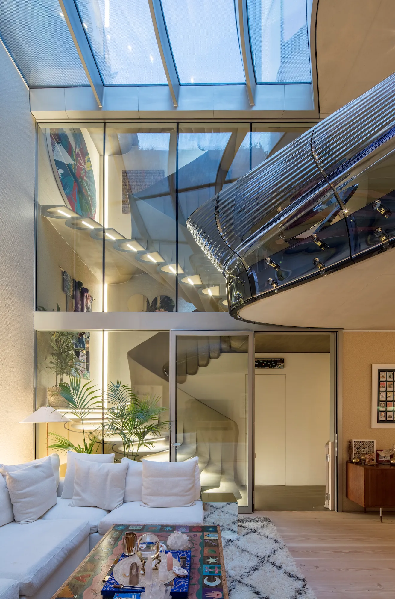 A Beautiful Zaha Hadid-Designed Home, One of Only Two Homes in The ...