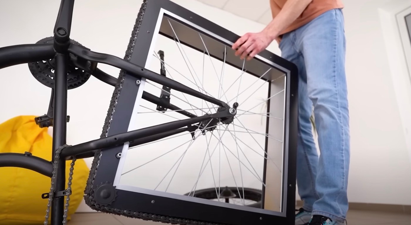 A Crazy Square-Wheel Bicycle That Actual Moves | Moss and Fog