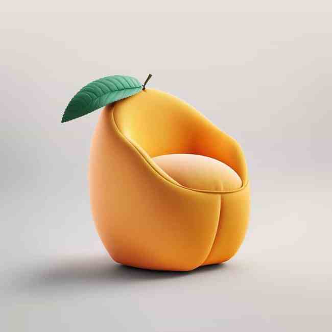 Visualizing Chairs Out of Fruit and Vegetables - Moss and Fog