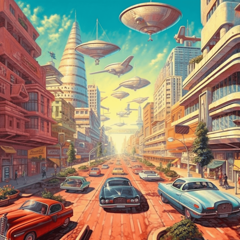 Fantastically Detailed Retro Futuristic Illustrations | Moss and Fog