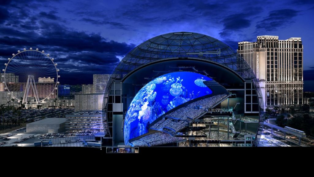 MGM’s Massive New Sphere Showing Off Its Largest LED Screen in the ...