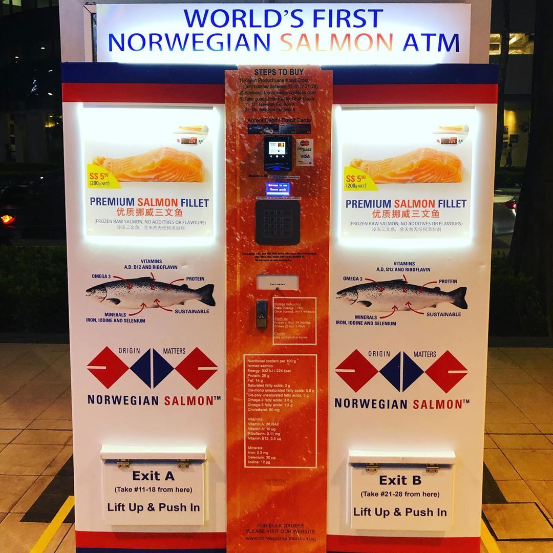 Hankering for Fish? How About a Visit to Singapore’s Salmon ATMs 🐟 🏧 ...