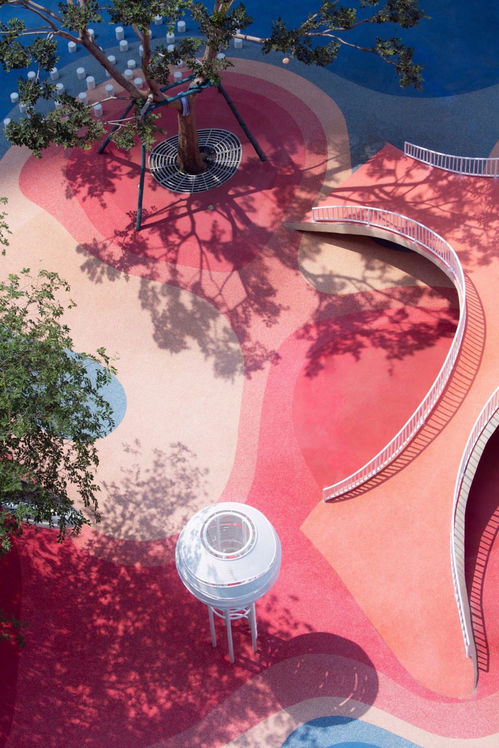 Red Dunes Playtopia, a Marvelously Colorful and Undulating Playground ...