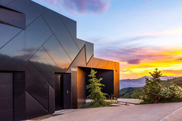 This Angular Modern Chalet In Utah Feels Like a Villain’s Lair, and It ...