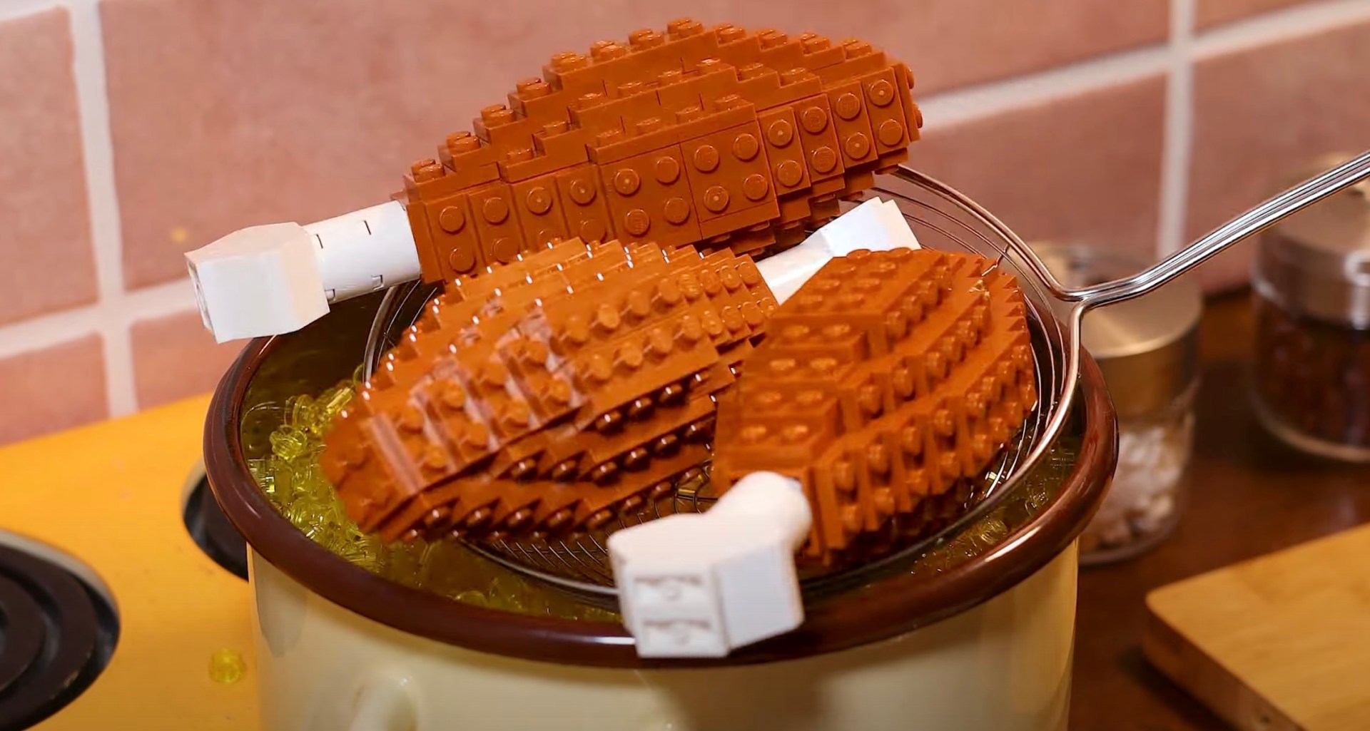 Watch This Impressive and Tasty LEGO Fried Chicken Recipe » Moss and Fog