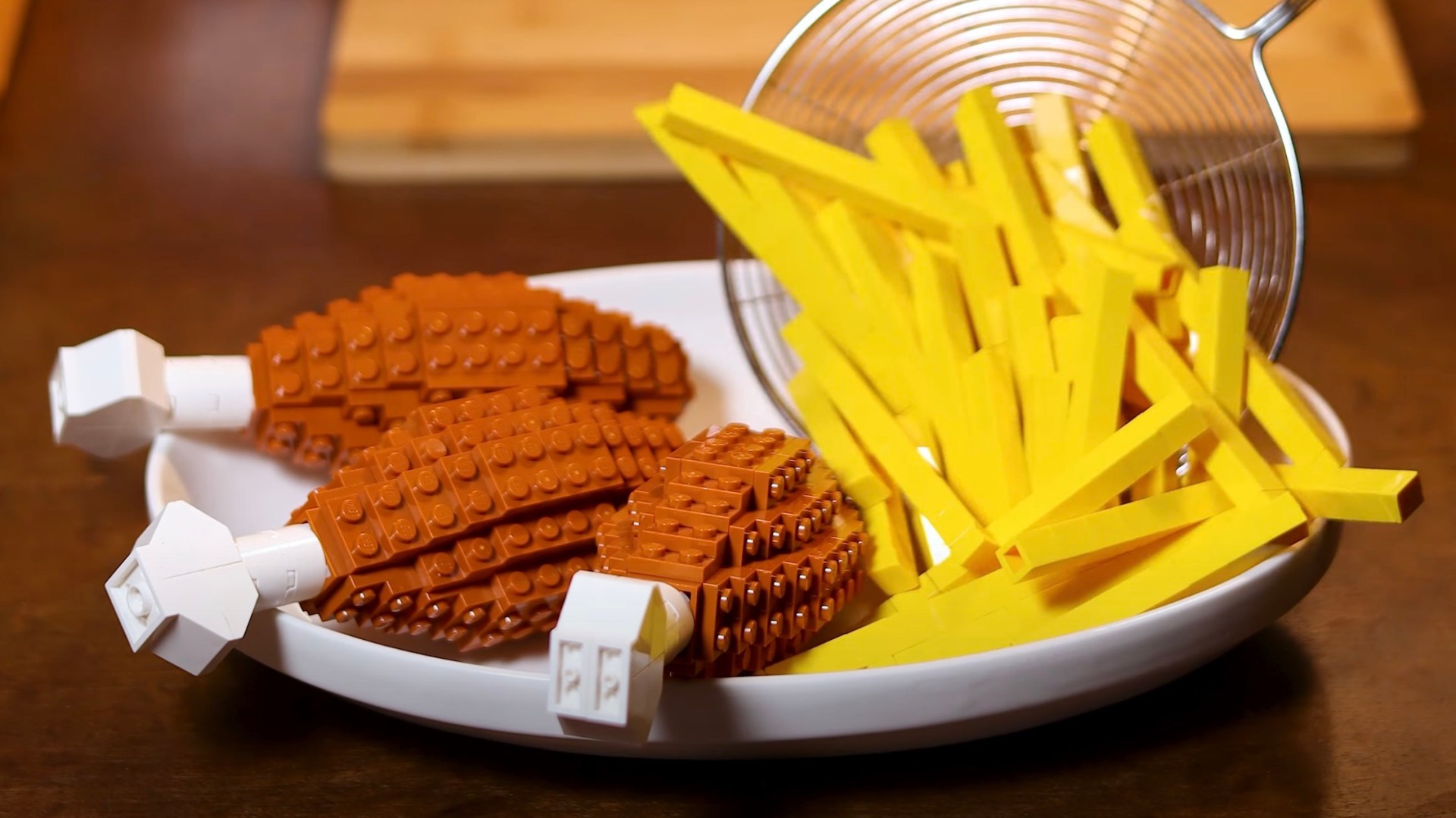 Watch This Impressive and Tasty LEGO Fried Chicken Recipe » Moss and Fog