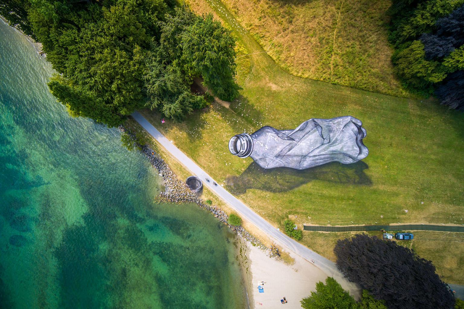 Amazing, Larger Than Life Grass Paintings by Saype » Moss and Fog