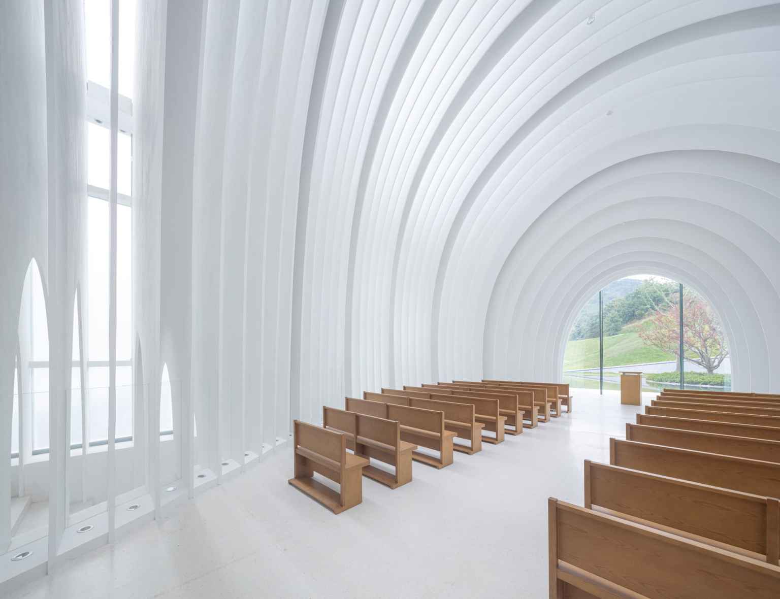 This Modern Church Looks Like It’s Made of Layered Paper » Moss and Fog