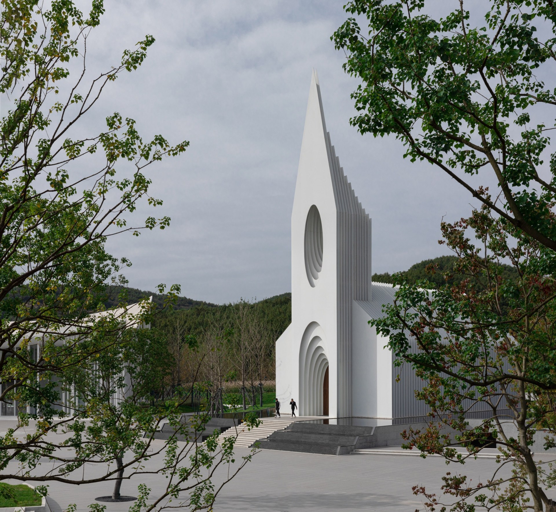 This Modern Church Looks Like It's Made of Layered Paper | Moss and Fog