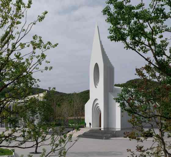 This Modern Church Looks Like It’s Made of Layered Paper » Moss and Fog