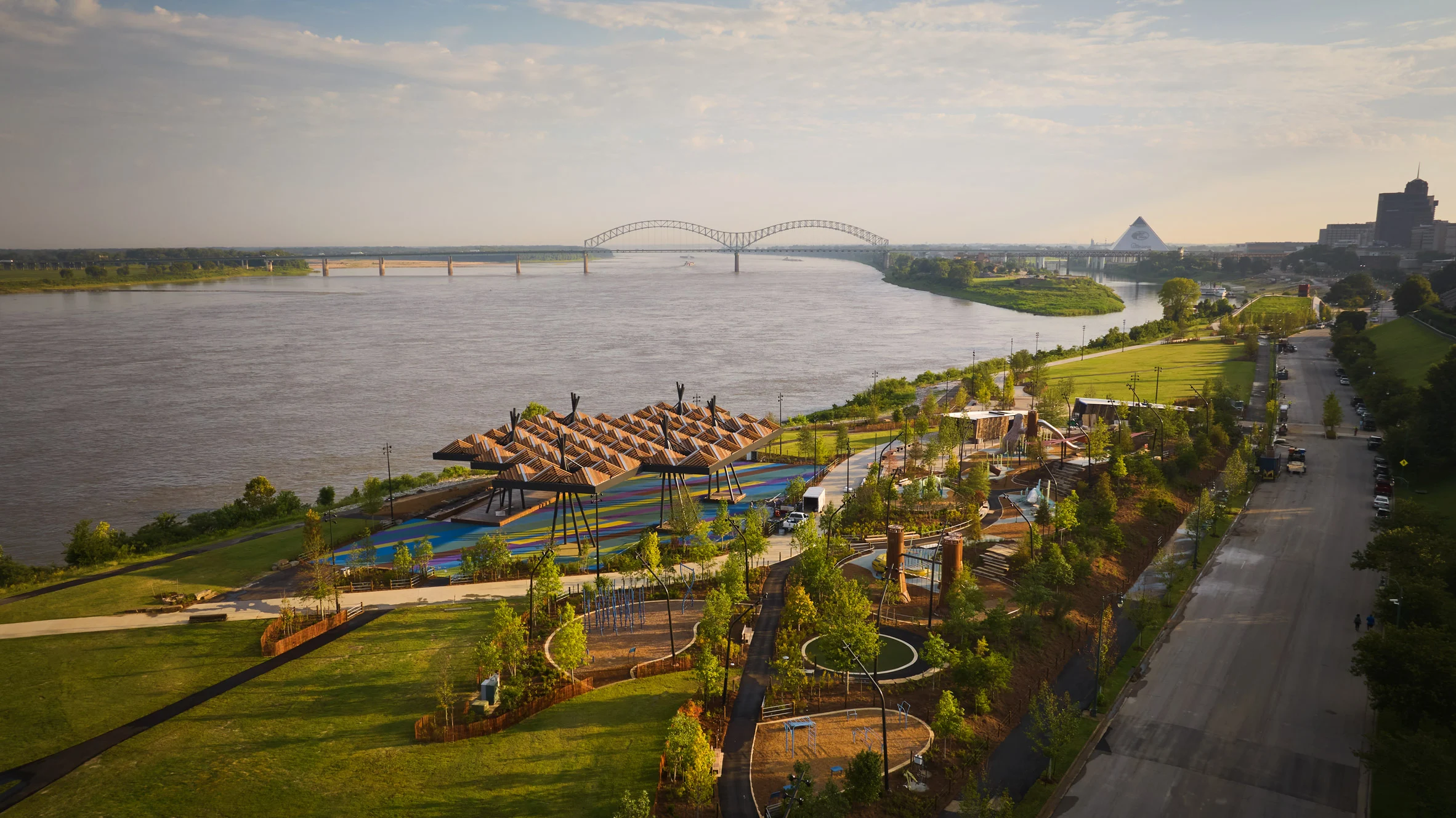 Memphis Waterfront Park Features Inclusive Design, and Charming Layout ...
