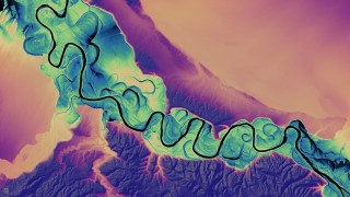Gorgeous Hi-Res Lidar Views of Rivers and Deltas From Above – Moss and Fog