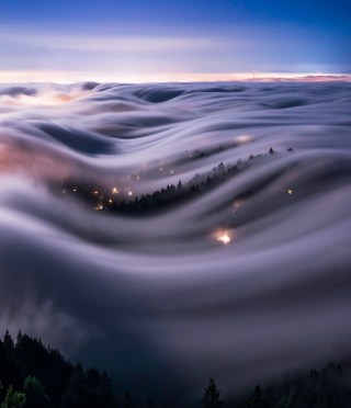 Stunning Fog Waves Rolling Over Landscapes – Moss and Fog