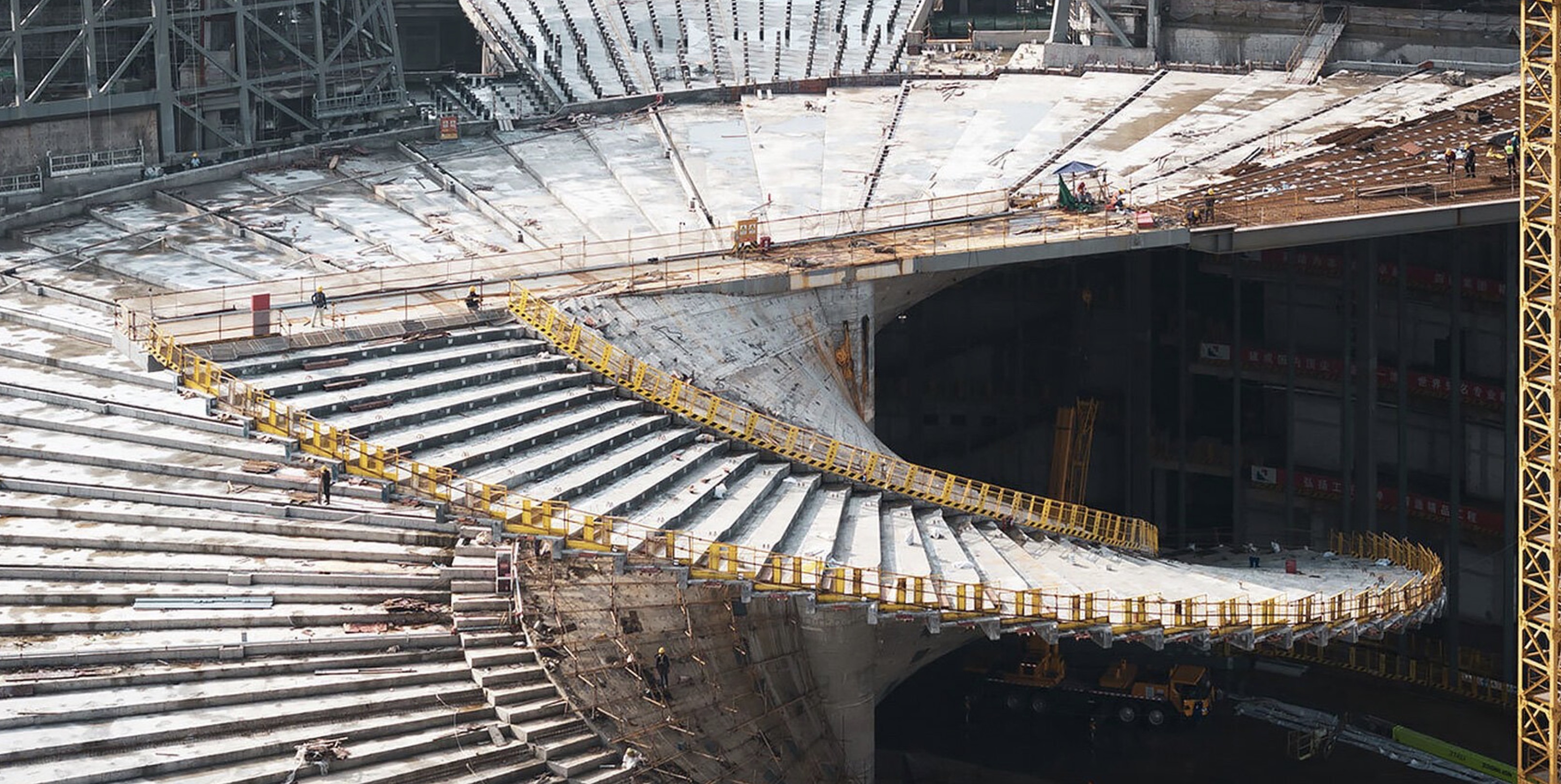 Dramatic Design of the Shanghai Grand Opera House Taking Shape | Moss ...