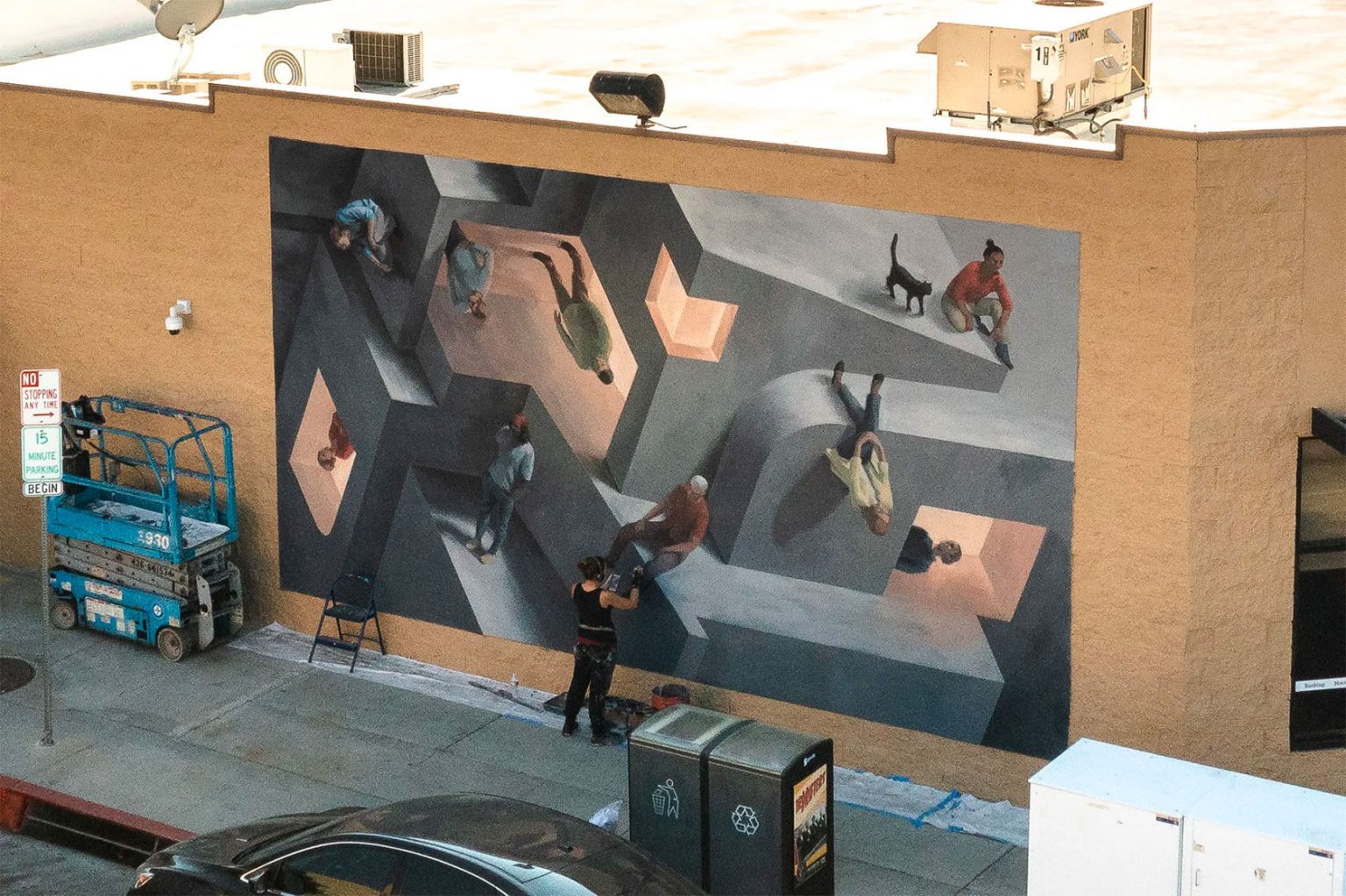 Murals That Defy Gravity by Cinta Vidal | Moss and Fog