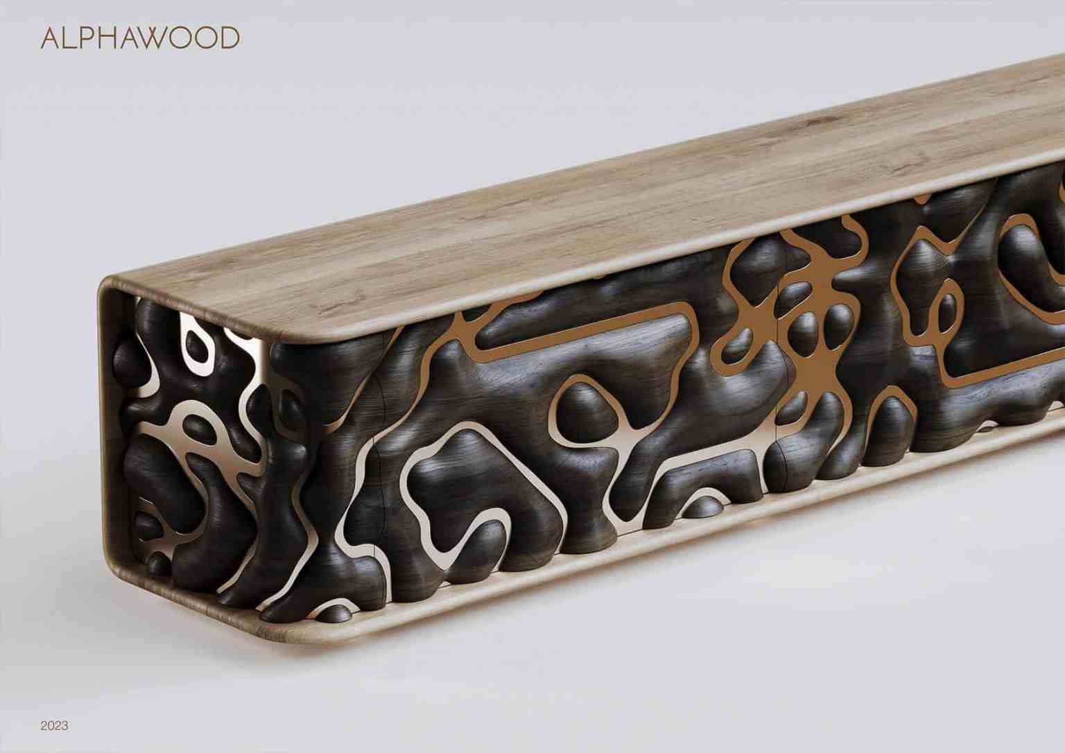 Impressive, Organic Form Wood Furniture - Moss and Fog