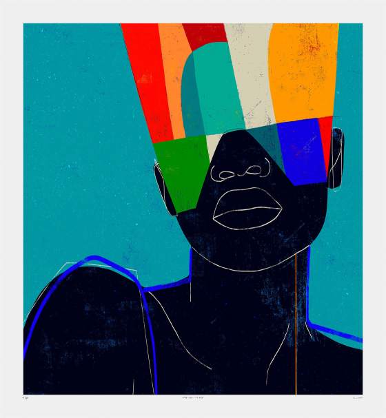 Luciano Cian’s Expressive Colorblock Portraits » Moss and Fog