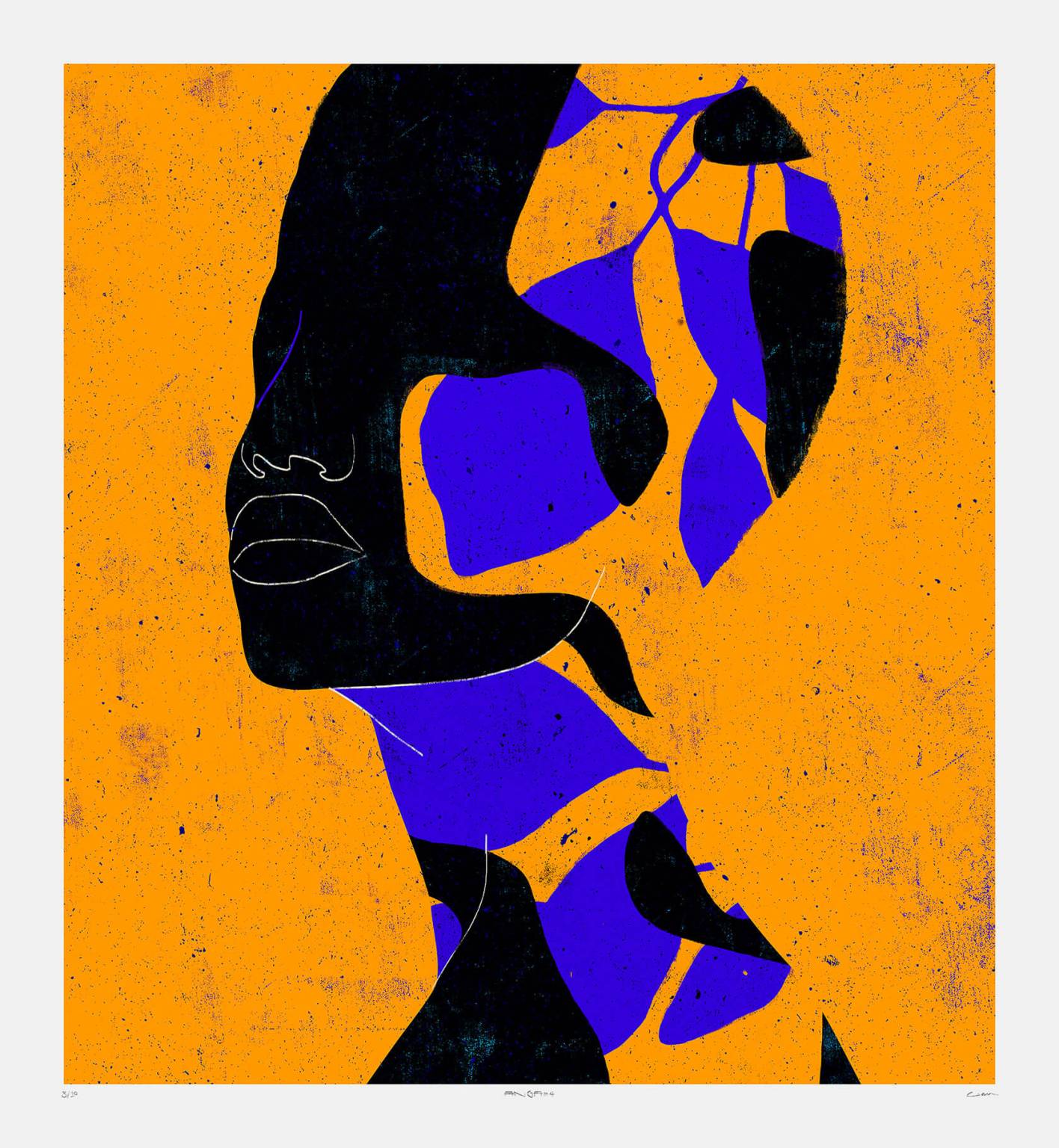 Luciano Cian’s Expressive Colorblock Portraits » Moss and Fog