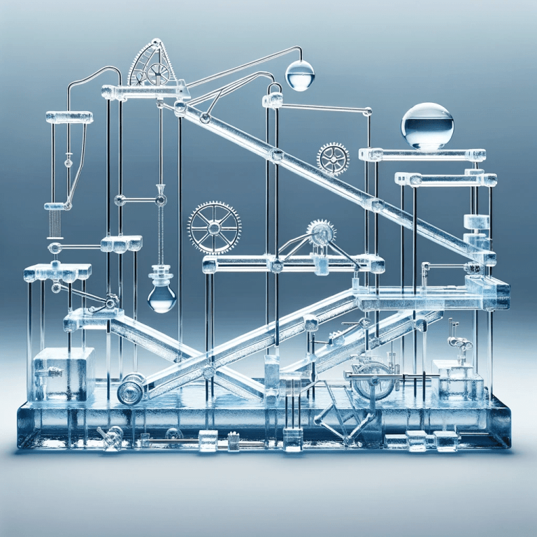 Envisioning Rube Goldberg Machines From Different Materials | Moss and Fog