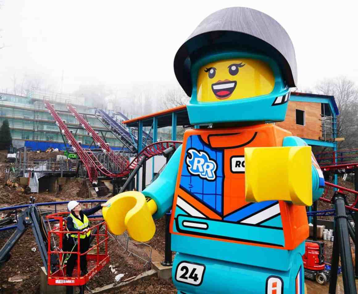 The World's Biggest Lego Minifigure Rises in the UK | Moss and Fog
