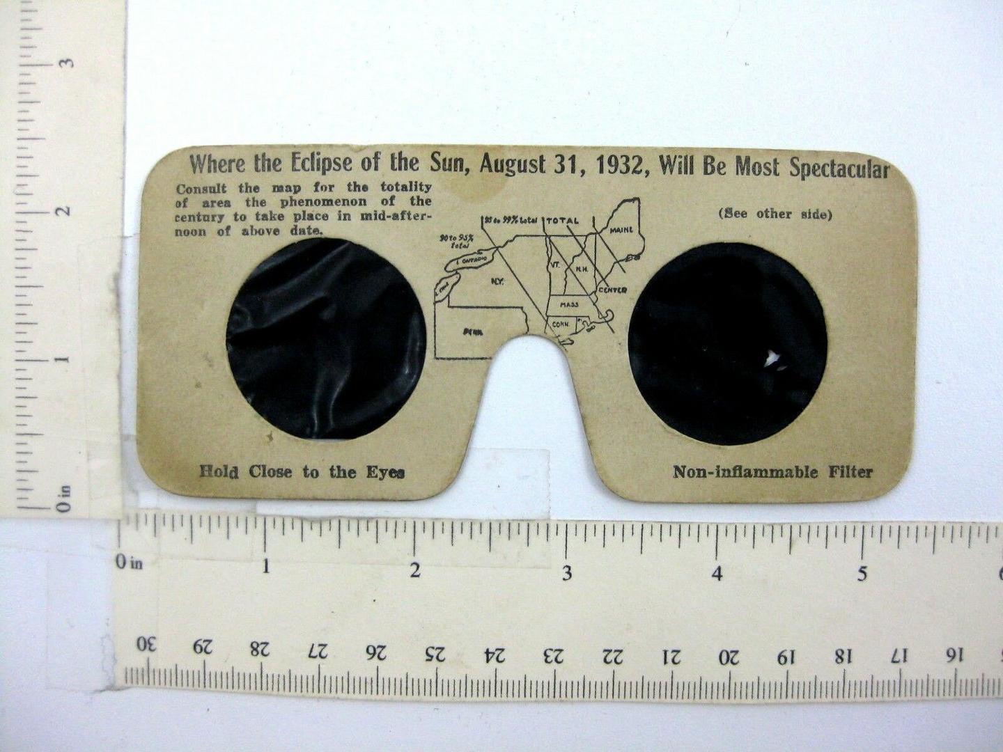Vintage Eclipse Viewing Glasses – Moss and Fog