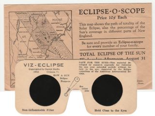 Vintage Eclipse Viewing Glasses – Moss and Fog