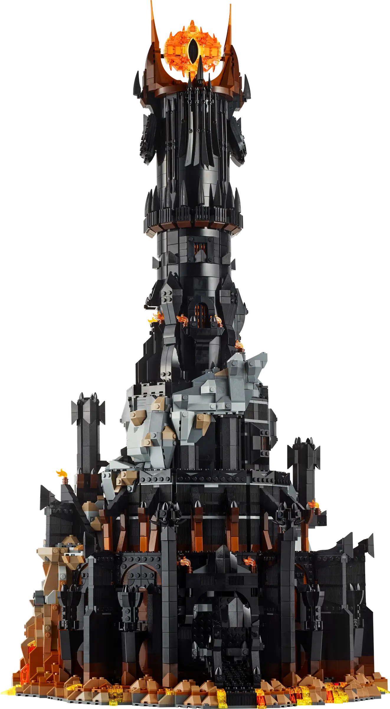 LEGO Goes Dark With a 5500 Piece Eye of Sauron Tower – Moss and Fog