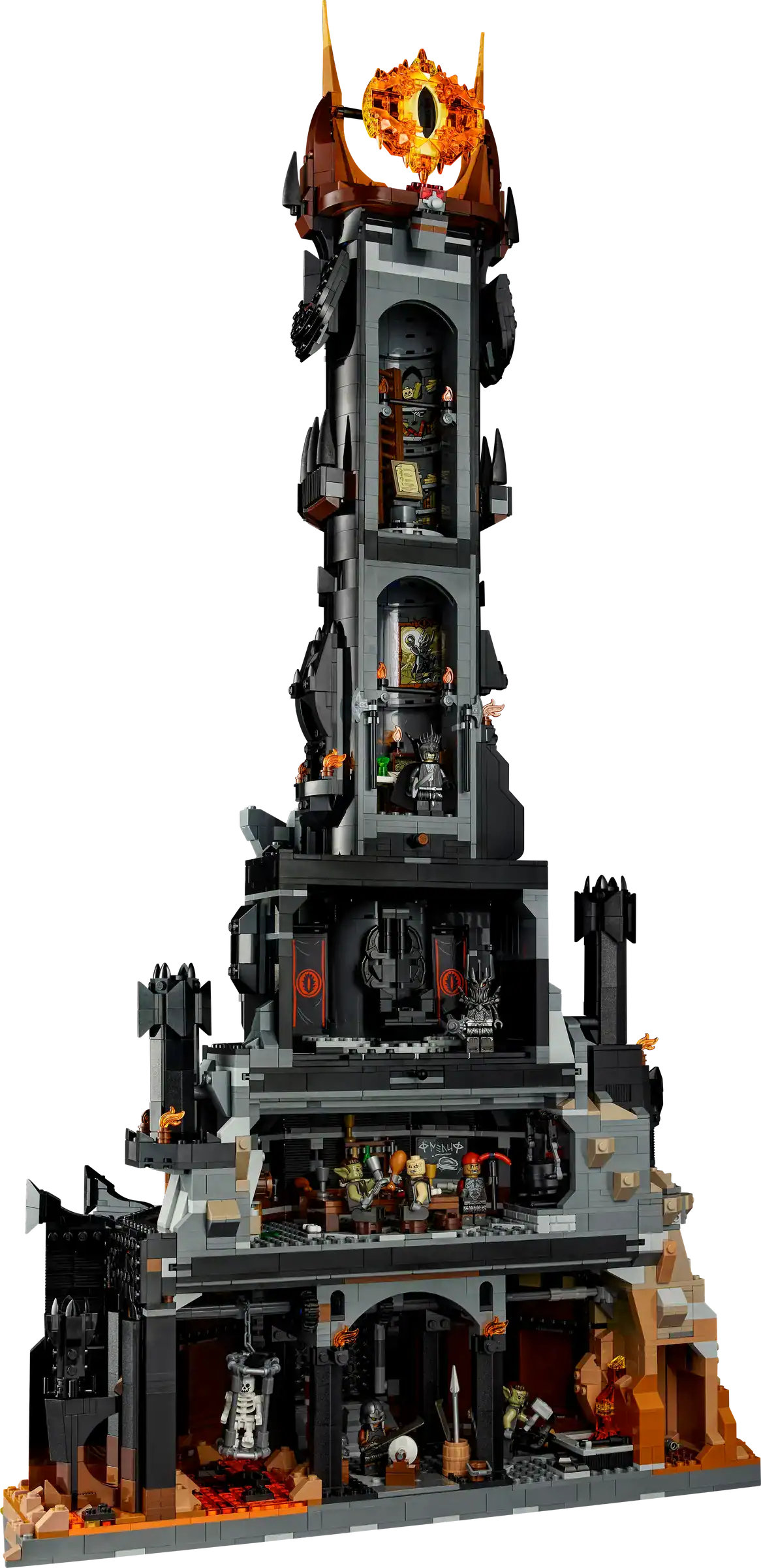LEGO Goes Dark With a 5500 Piece Eye of Sauron Tower – Moss and Fog