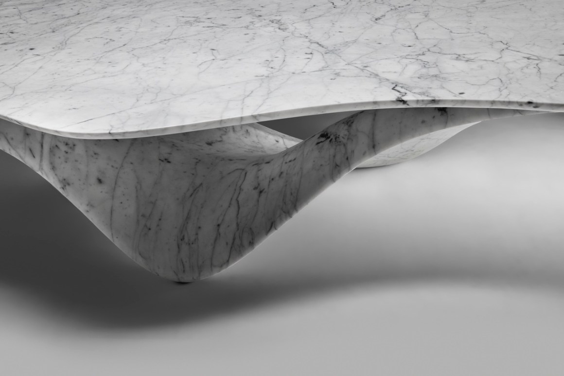 Stunning Stone Table by Zaha Hadid Design Carved From Single Piece of ...