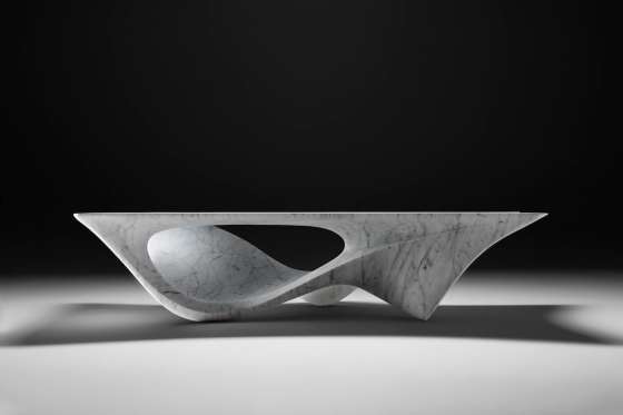 Stunning Stone Table by Zaha Hadid Design Carved From Single Piece of ...
