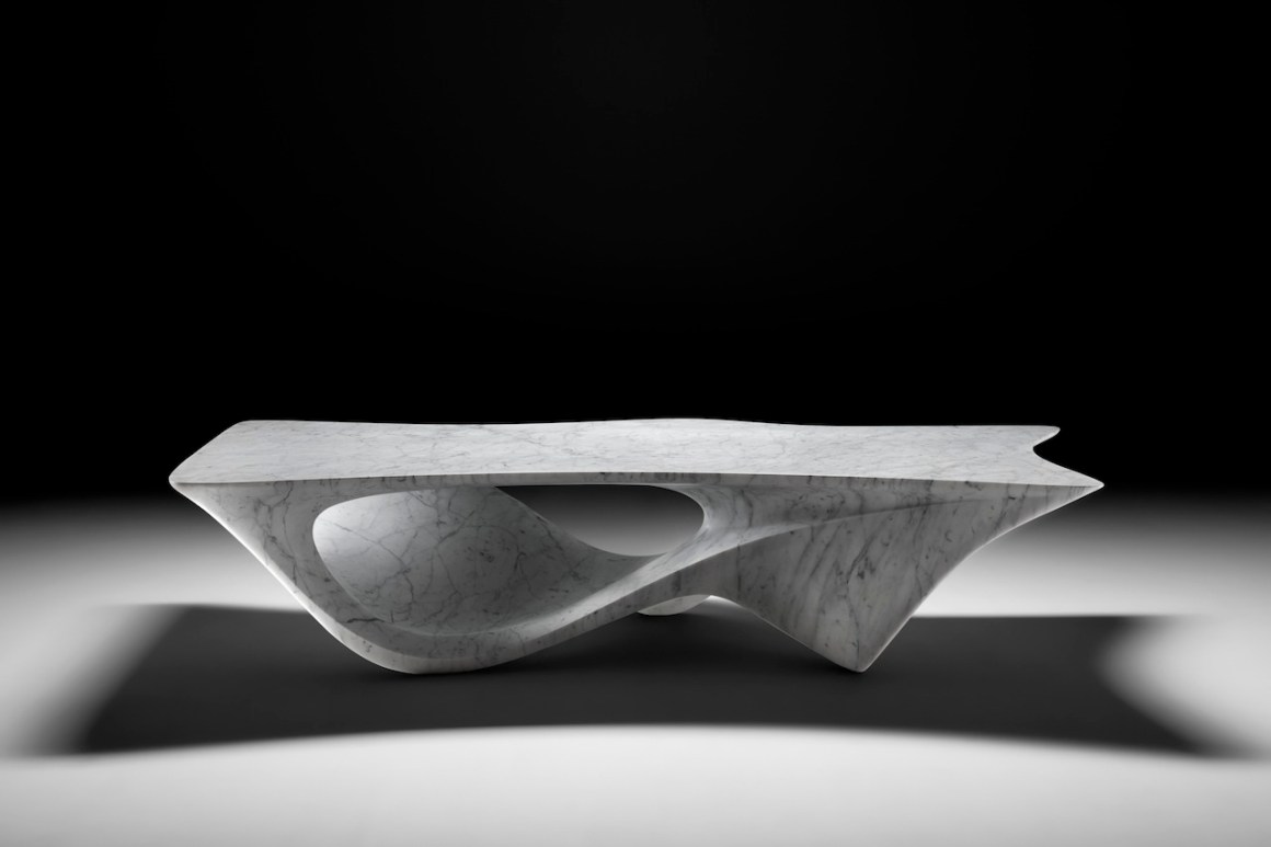 Stunning Stone Table by Zaha Hadid Design Carved From Single Piece of ...