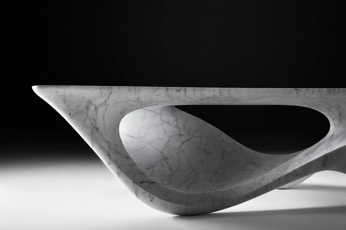 Stunning Stone Table by Zaha Hadid Design Carved From Single Piece of ...
