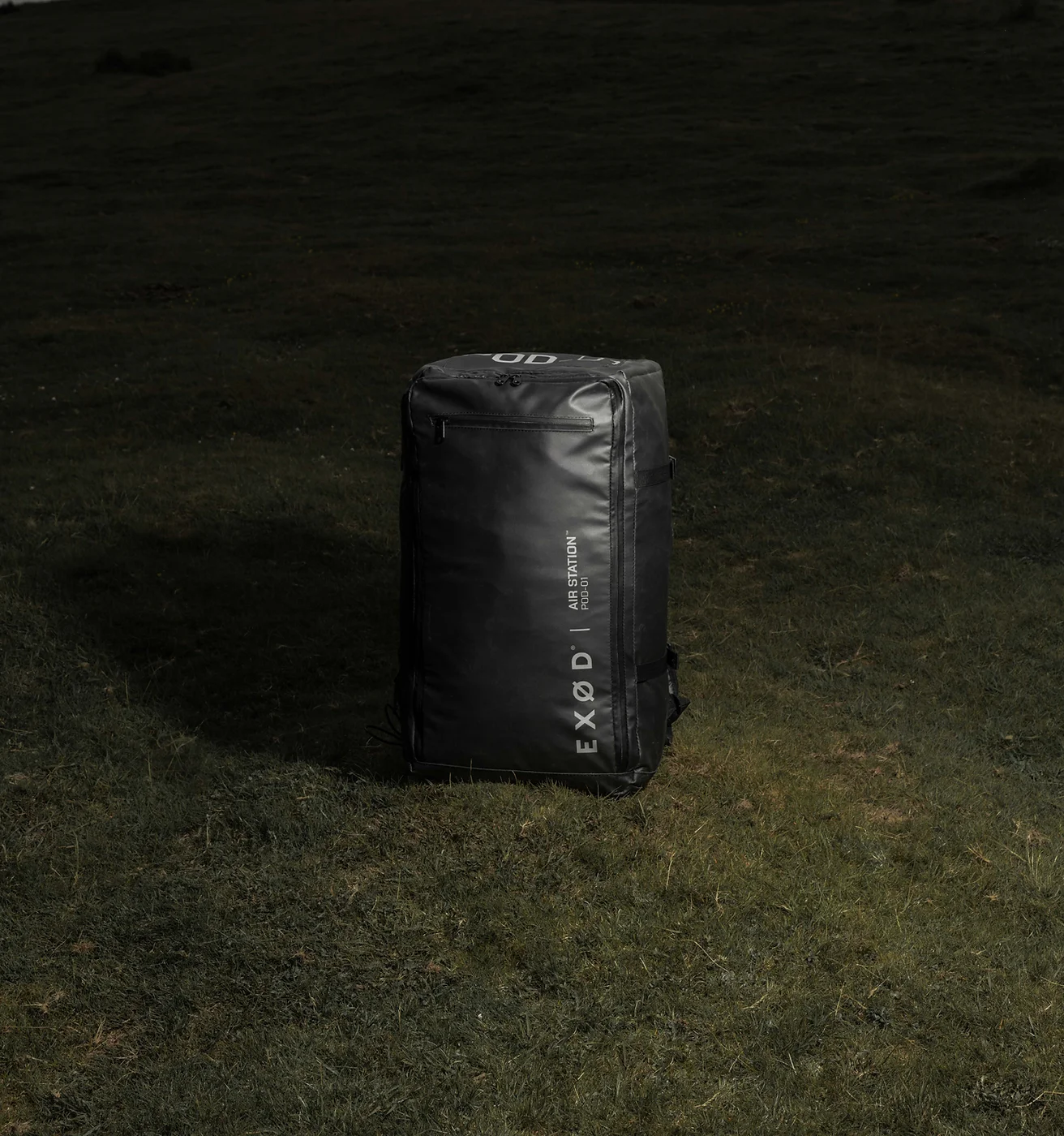 EXOD’s Futuristic Inflatable Shelter Tent – Moss and Fog