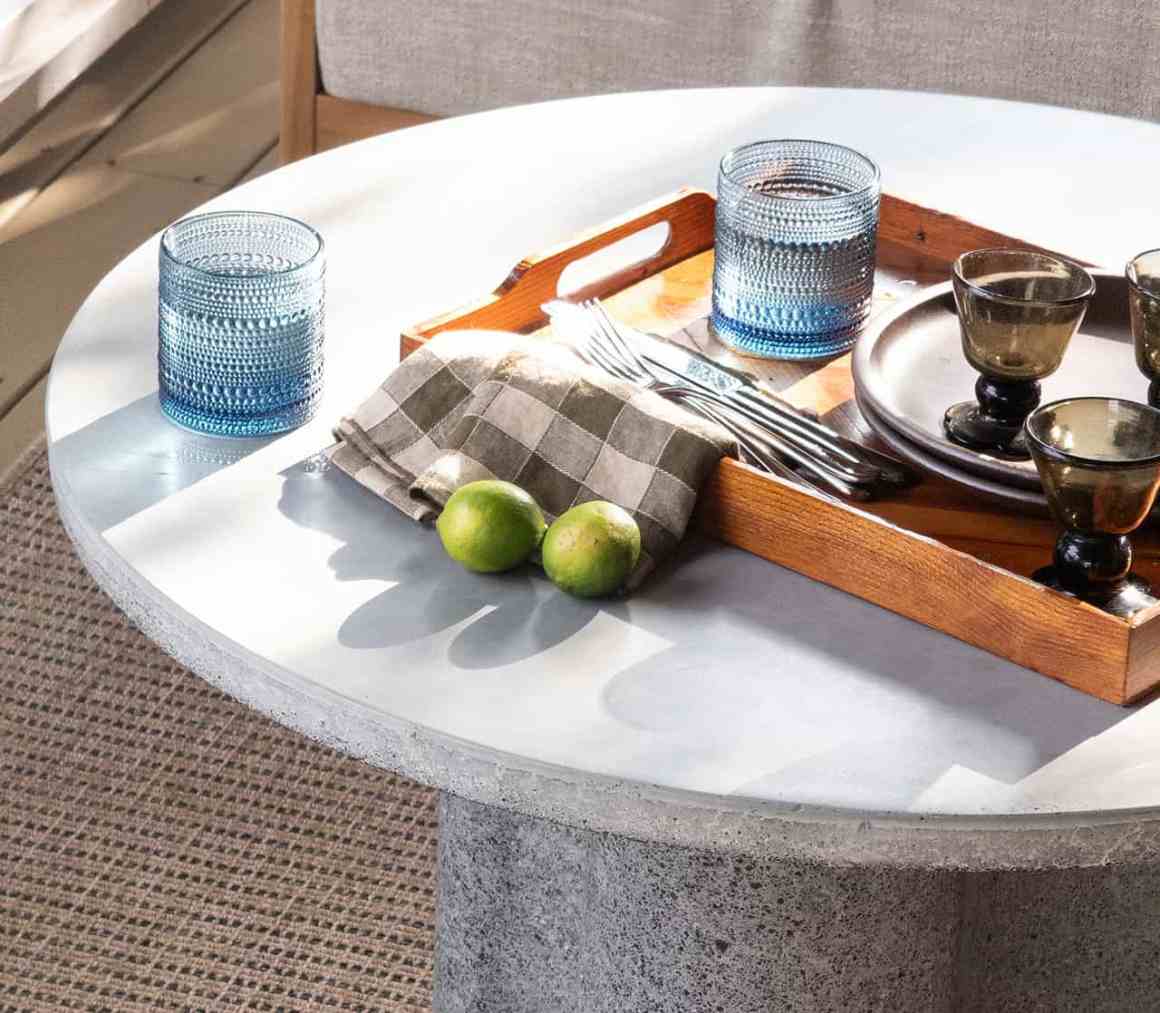 Recycled Styrofoam Lives on In These Modern Tables | Moss and Fog